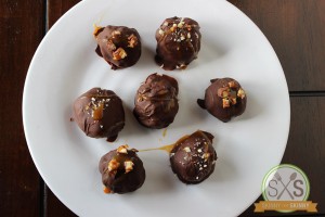 Snickers Brownie Bombs